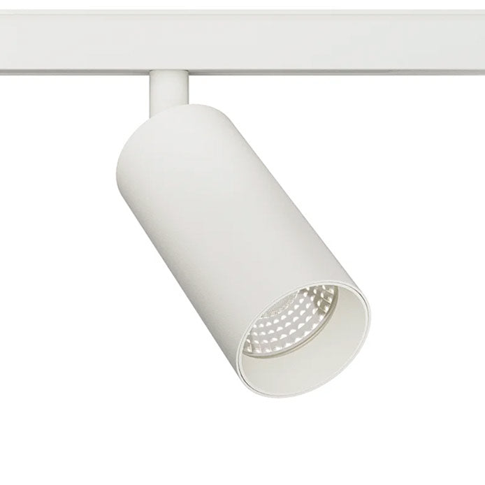 White 10W LED-spotlight, GLOBAL TRAC BASE 1-phase rail, dimmable