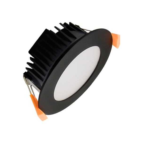 8W LED-alasvalo KAJO-01 musta, ~700lm, 3-CCT 3000-4000-5000K, IP54, hi ...