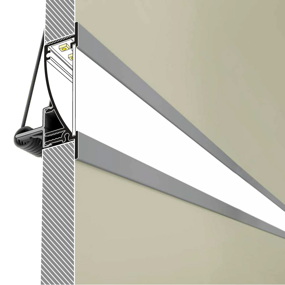 TASO8 LED-profile 2m – Valotehdas