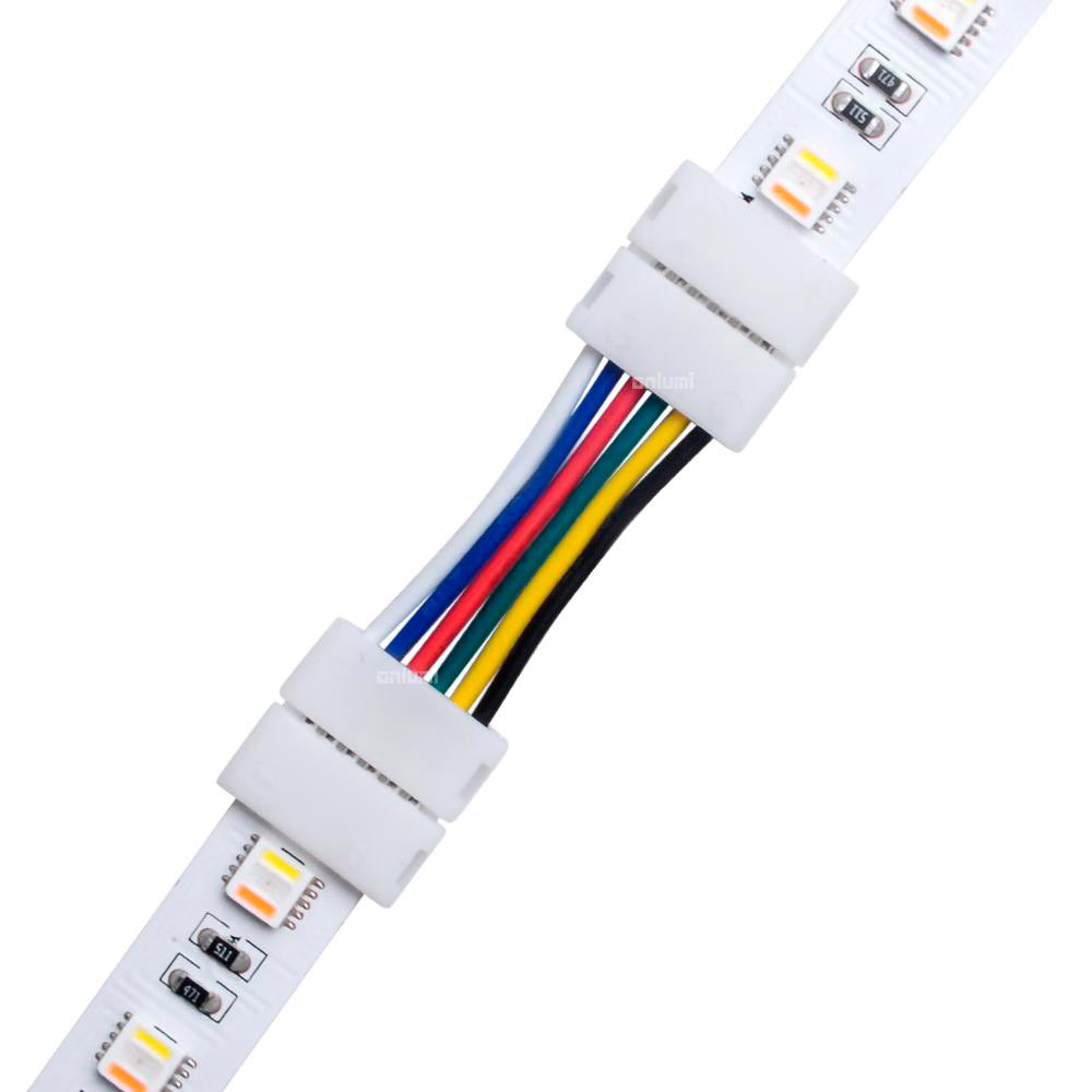 RGB+CCT - 12mm RGB+CCT LED-SNAP tape extension connector (strip+strip