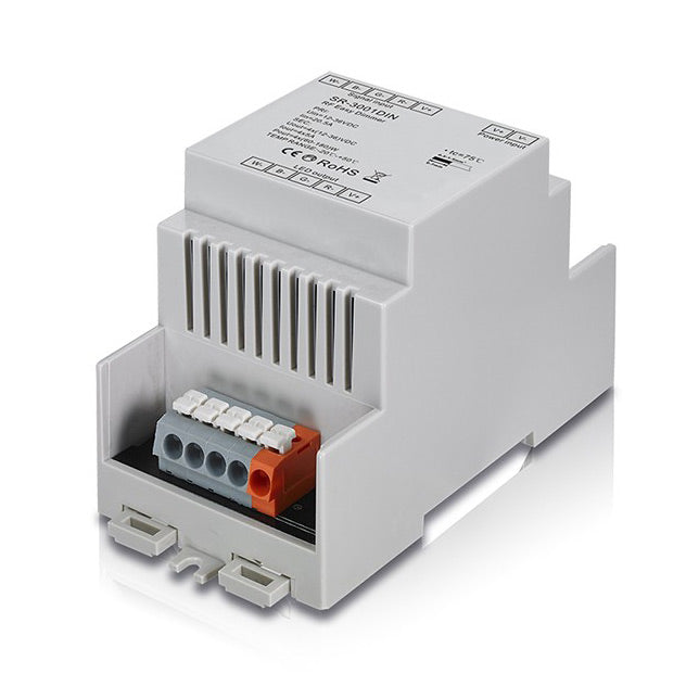 Power supply for DIN rail, 4 channels x 5A